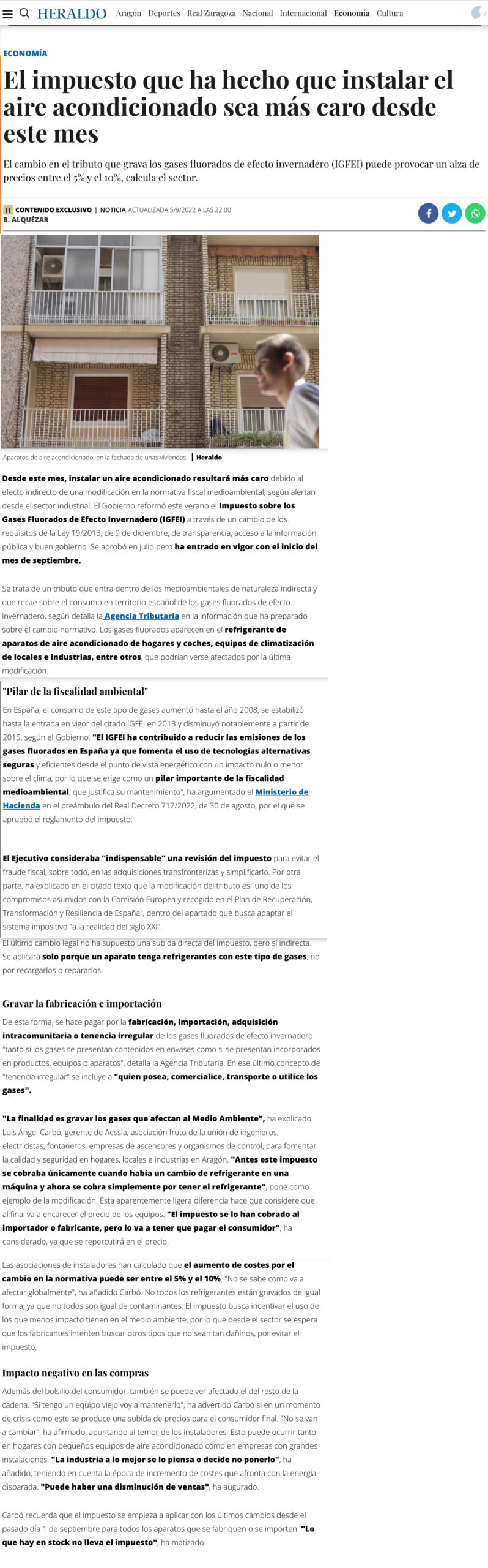 "El Impuesto Se Lo Han Cobrado Al Importador O Fabricante, Pero Lo Va A ...